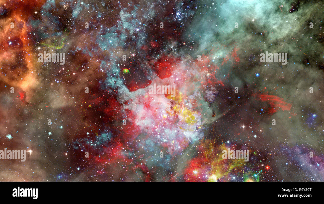 Bright massive stars in the nebula. Elements of this image furnished by ...