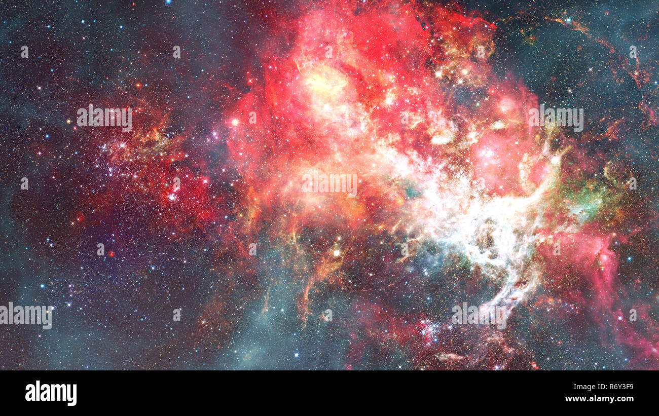 Nebula and galaxies in space. Elements of this image furnished by NASA ...