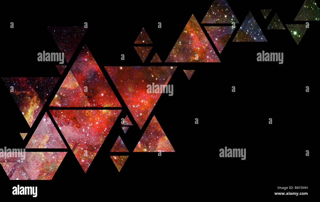 Space and geometry design. Elements of this image furnished by NASA ...