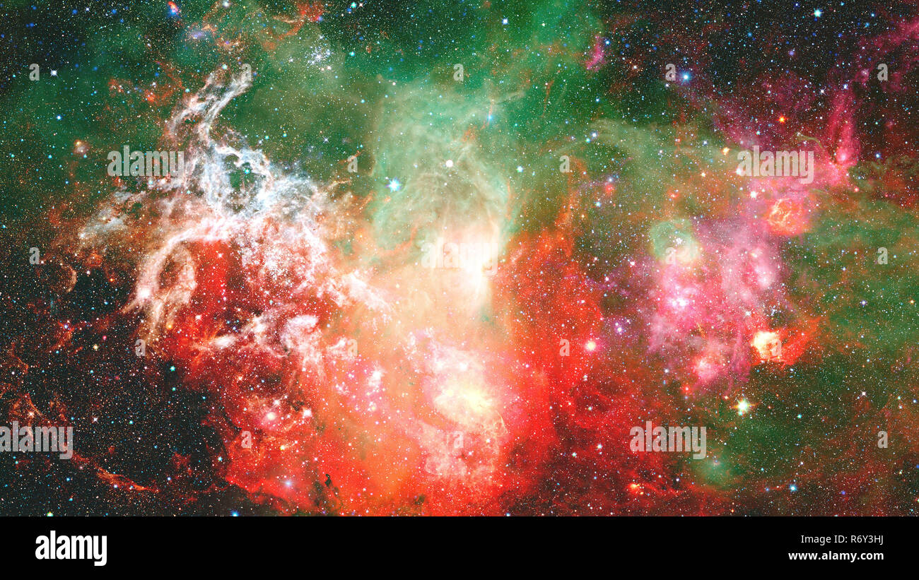 Beautiful nebula and Galaxy. Elements of this Image Furnished by NASA ...