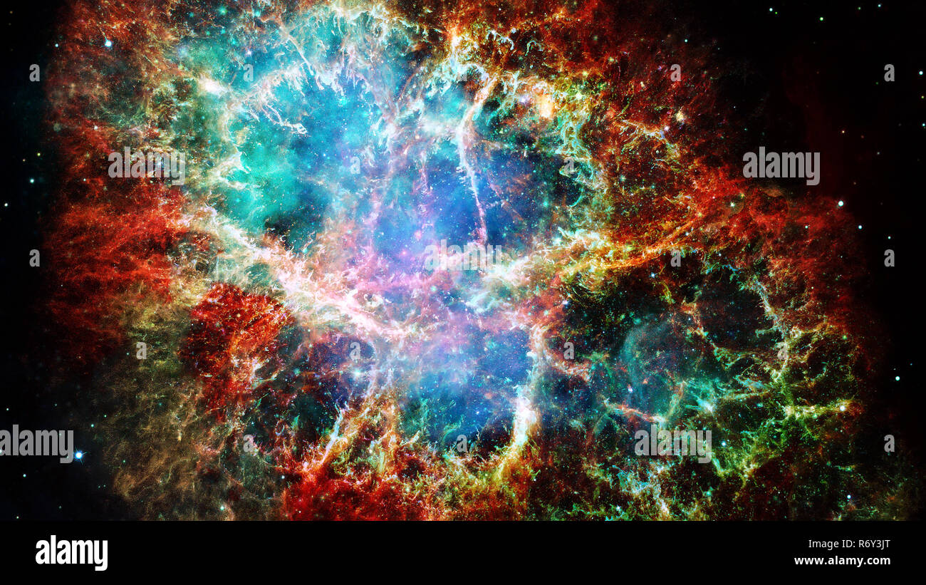 Galaxy and Nebula. Abstract space background Stock Photo - Alamy