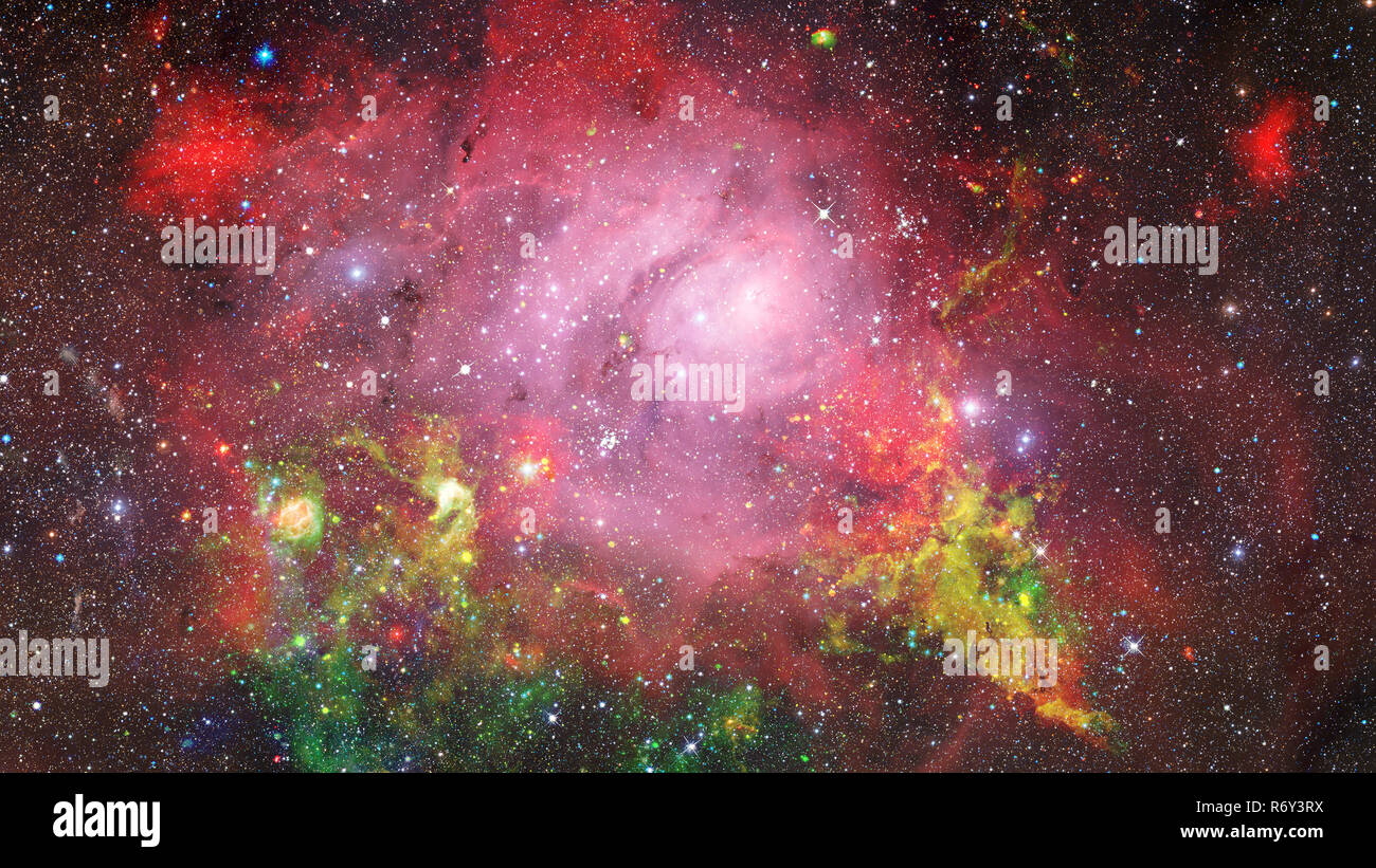 Landscape of star clusters in space. Elements of this image furnished ...