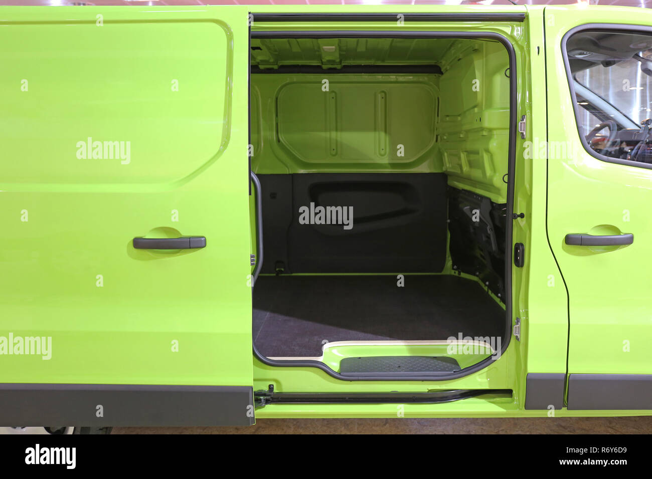 Van Sliding Door Stock Photo - Alamy