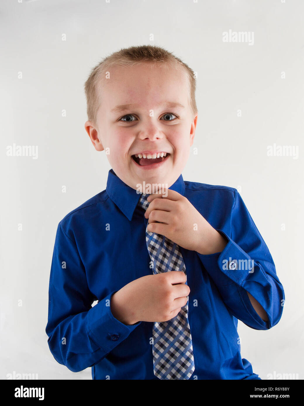 Boy looking sharp Stock Photo - Alamy