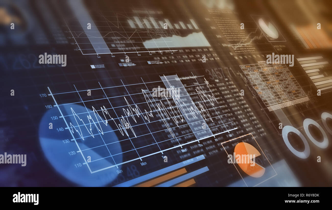 financial graphs background Stock Photo - Alamy