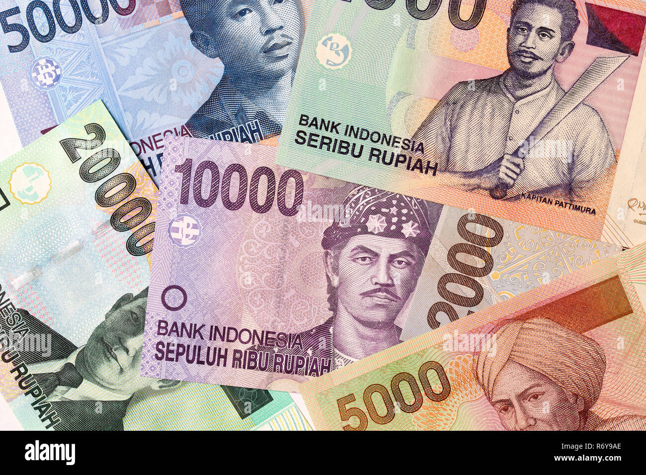 Indonesian money, a background Stock Photo - Alamy