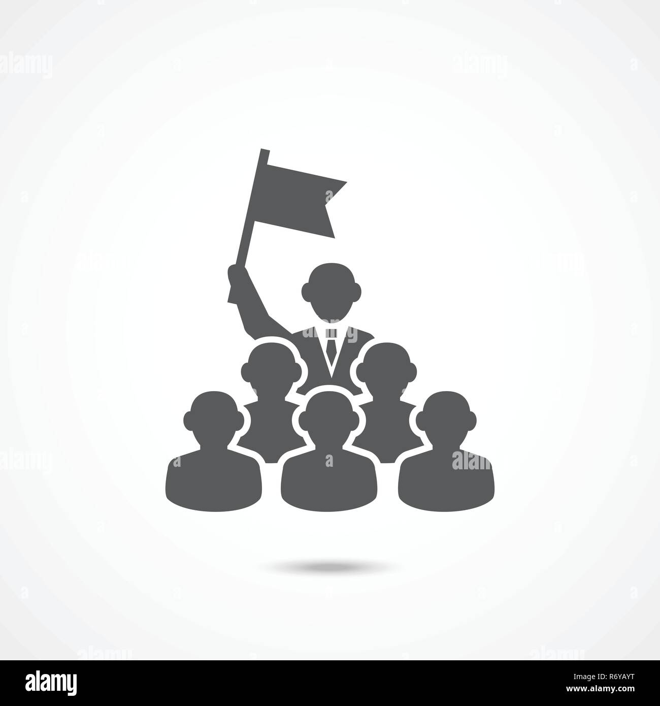 Leadership Vector Icon Stock Vector Image & Art - Alamy