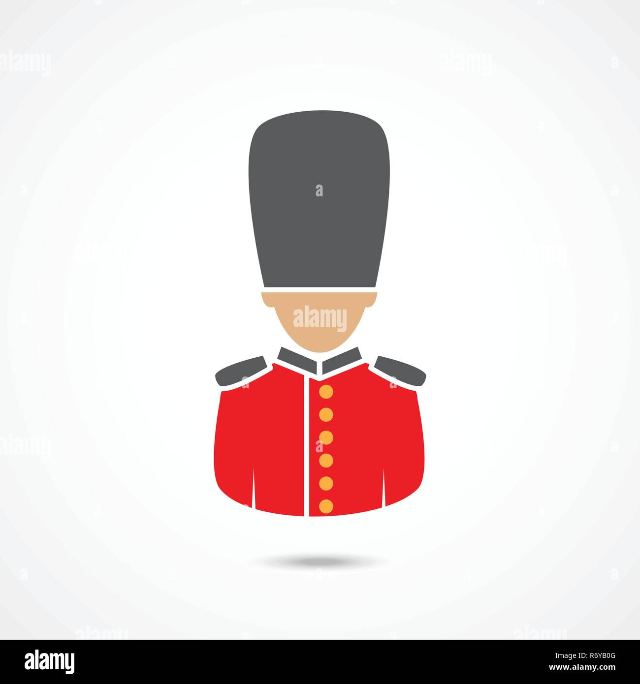 English royal guard man cartoon hi-res stock photography and images - Alamy