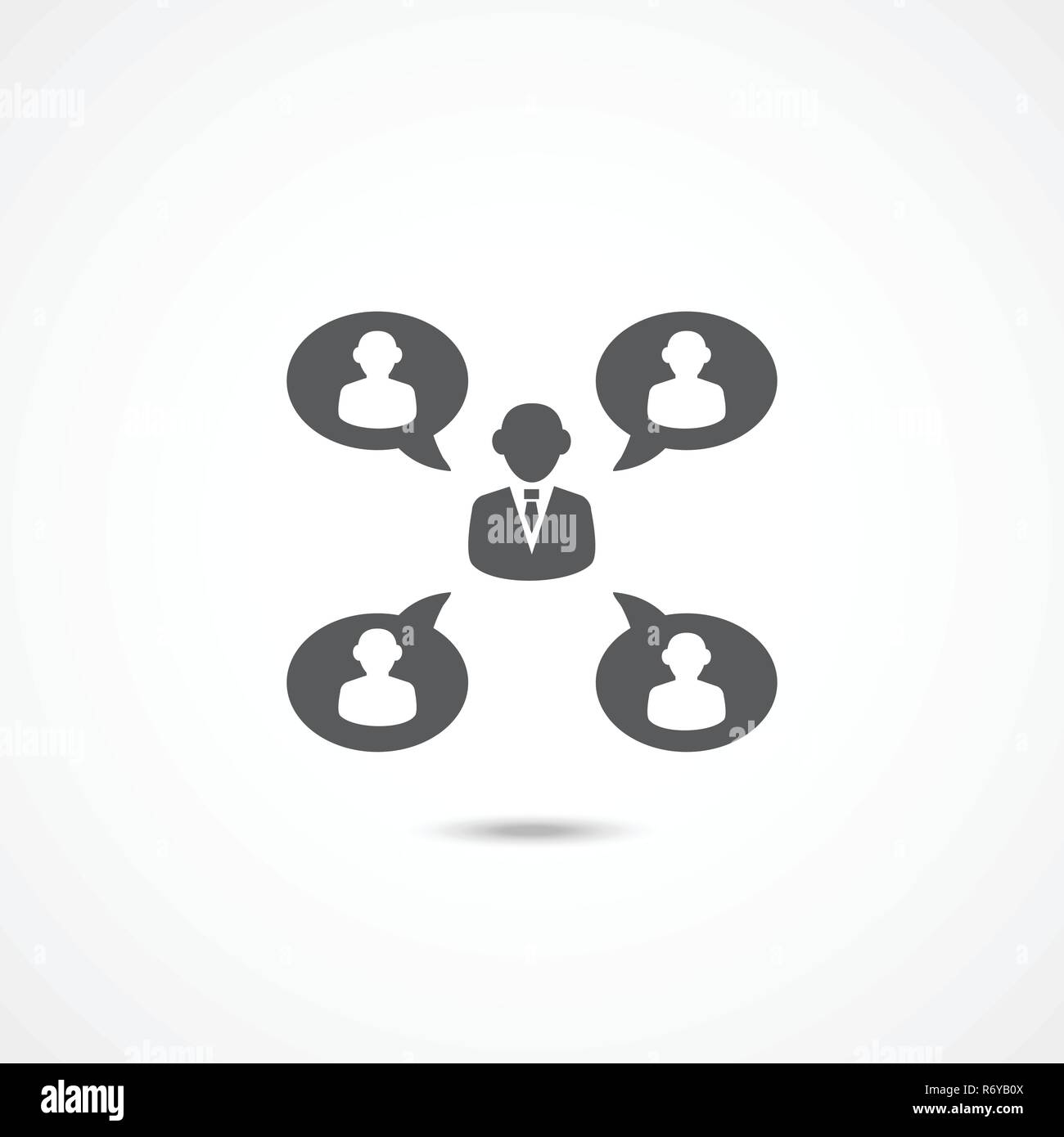 Sociability Vector Icon Stock Vector Image & Art - Alamy