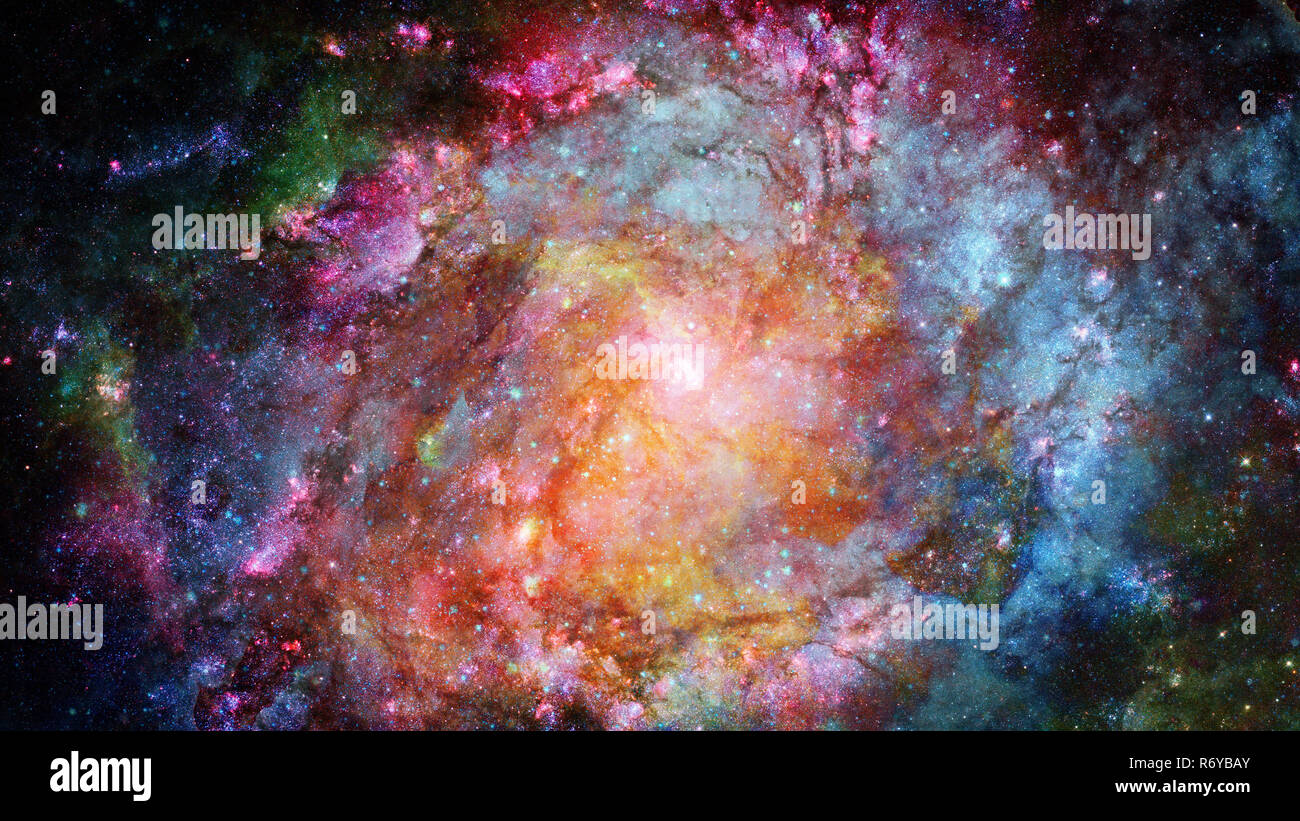 Beautiful nebula and Galaxy. Elements of this Image Furnished by NASA ...