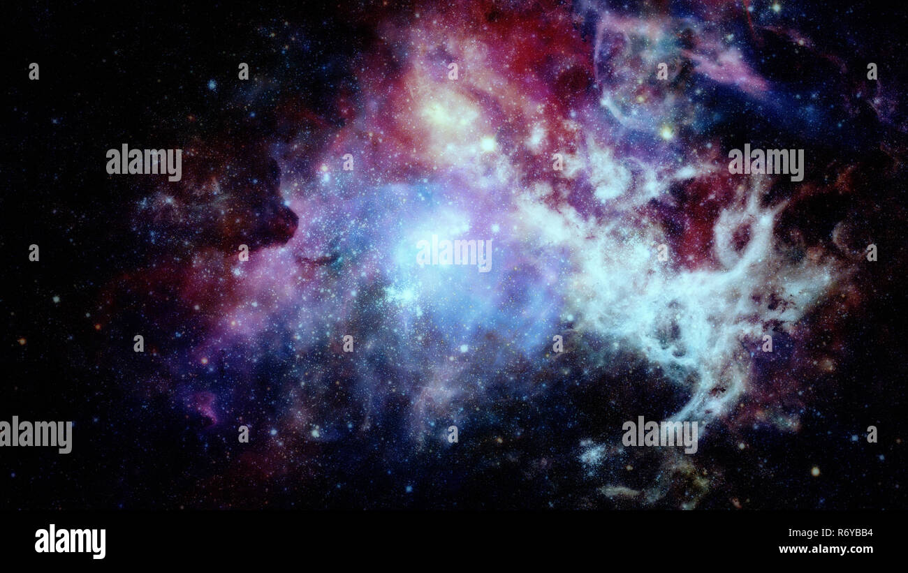 Beautiful nebula and Galaxy. Elements of this Image Furnished by NASA ...