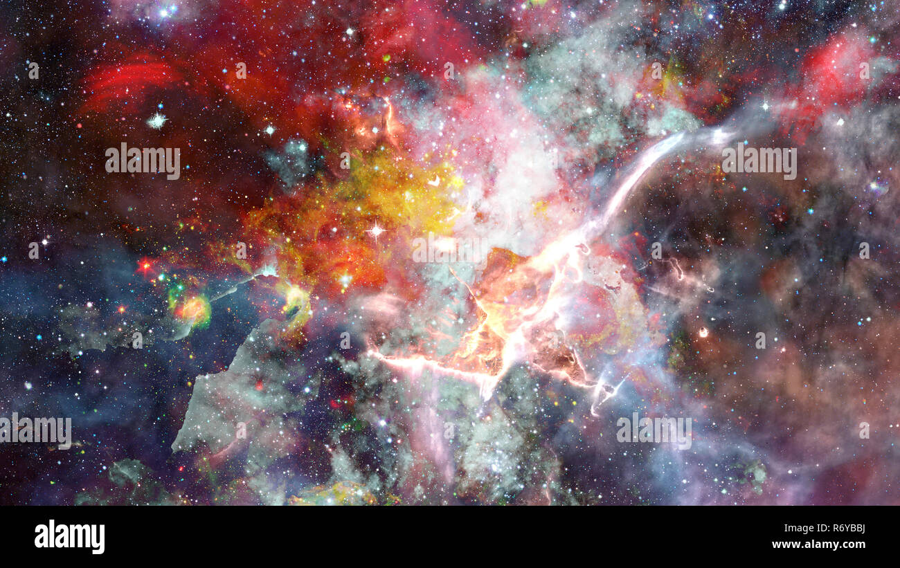 Star field and nebula in deep space. Elements of this image furnished ...