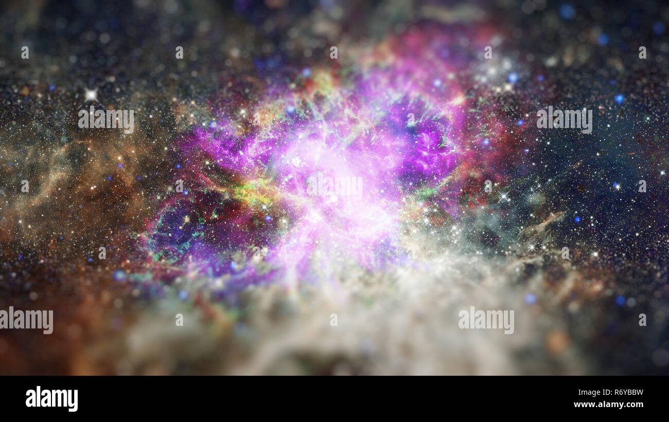 Deep outer space with stars and nebula. Elements of this image ...