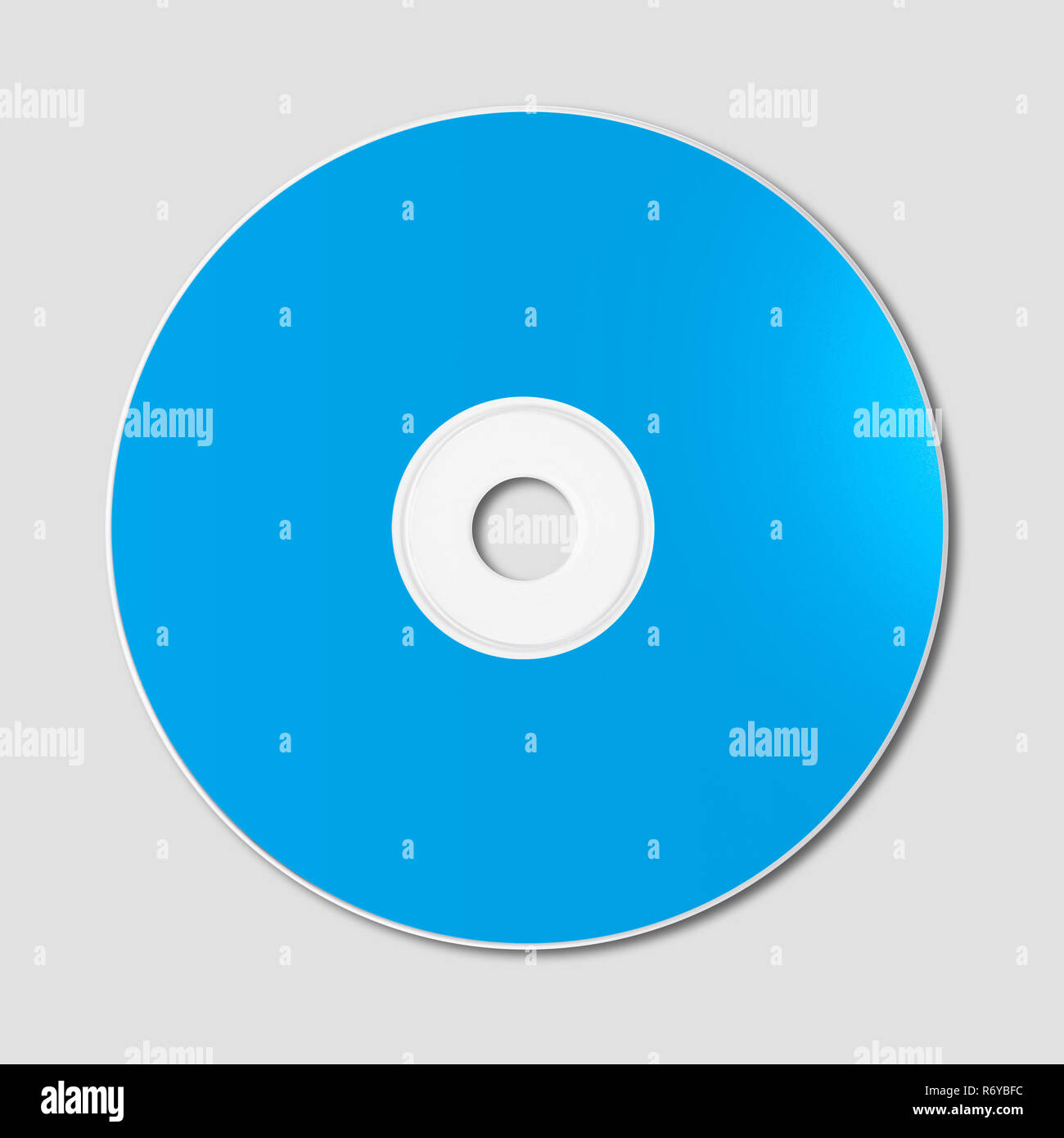 Blue CD - DVD mockup template isolated on Grey Stock Photo - Alamy