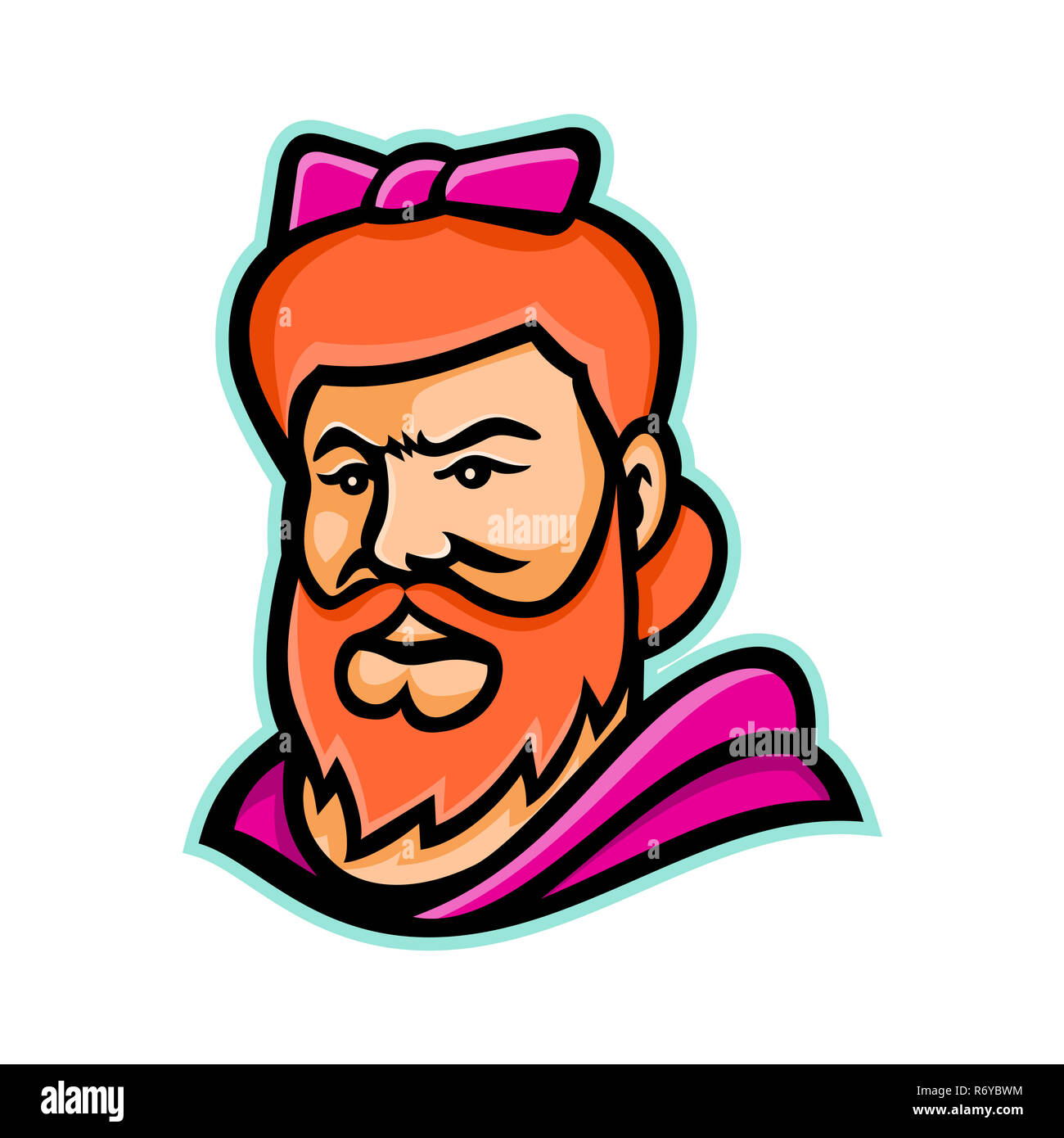 Bearded lady sign hi-res stock photography and images - Alamy