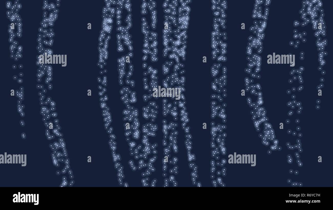 3d illustration of particle shape Stock Photo - Alamy