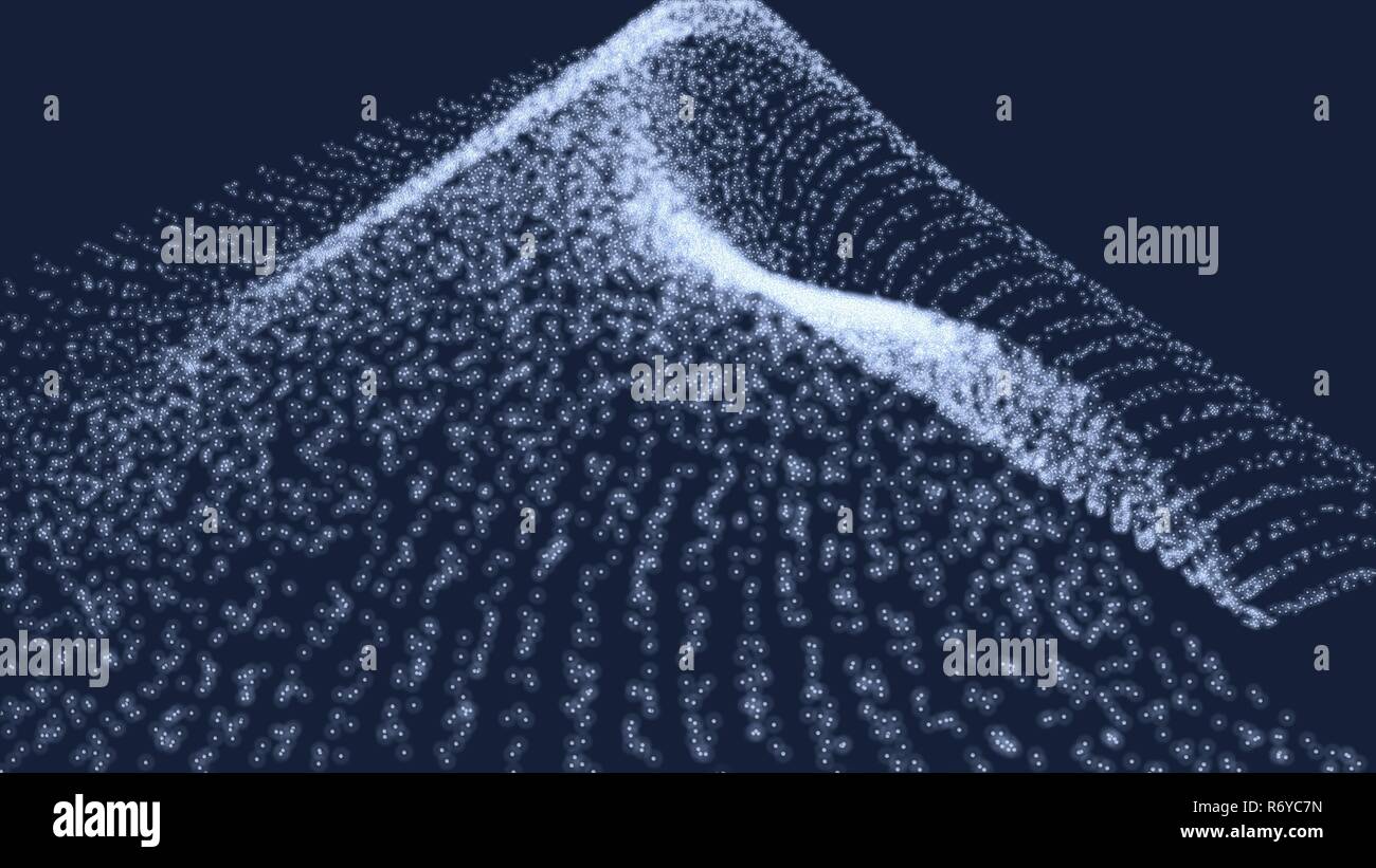 3d illustration of particle shape Stock Photo - Alamy