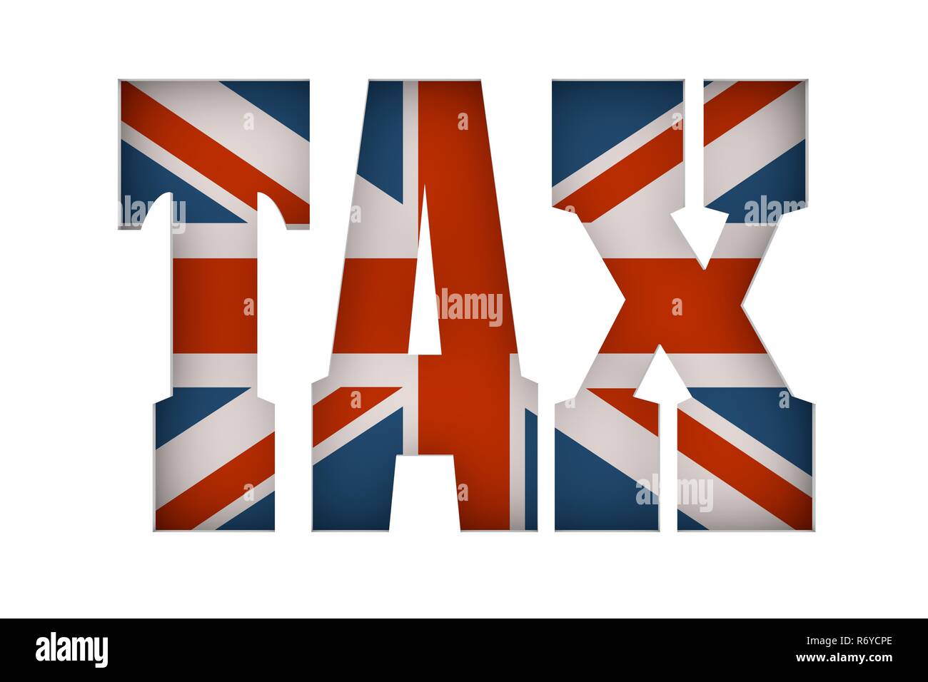 Tax concept illustration Stock Photo - Alamy