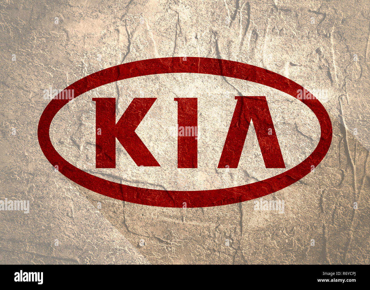 KIA car emblem Stock Photo - Alamy