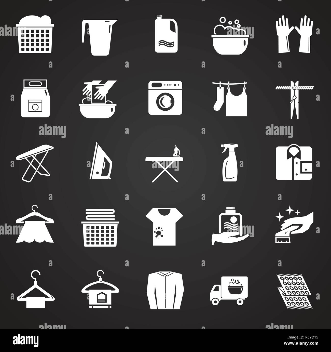 Appliance background black board Stock Vector Images - Alamy