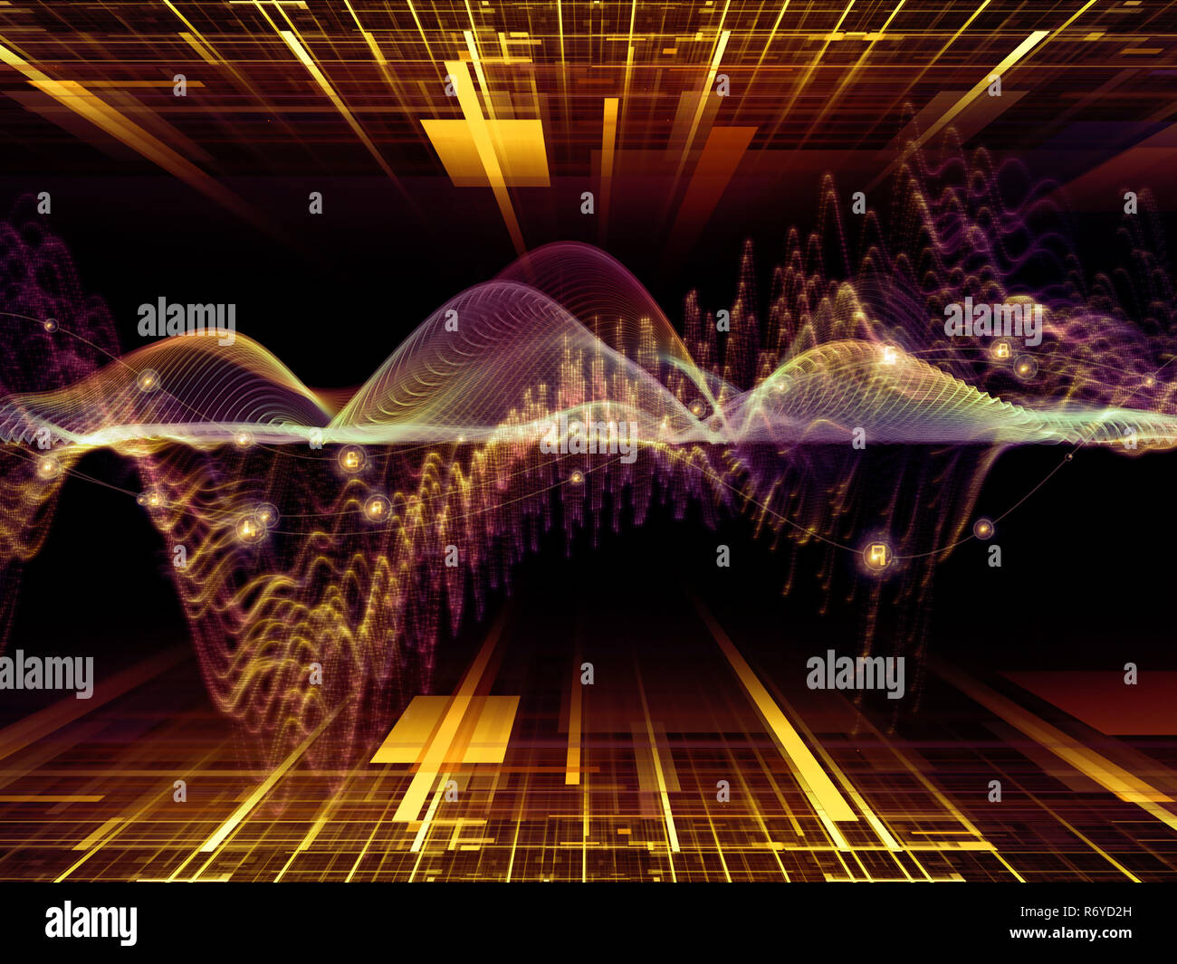 Lights of Oscillation Stock Photo - Alamy