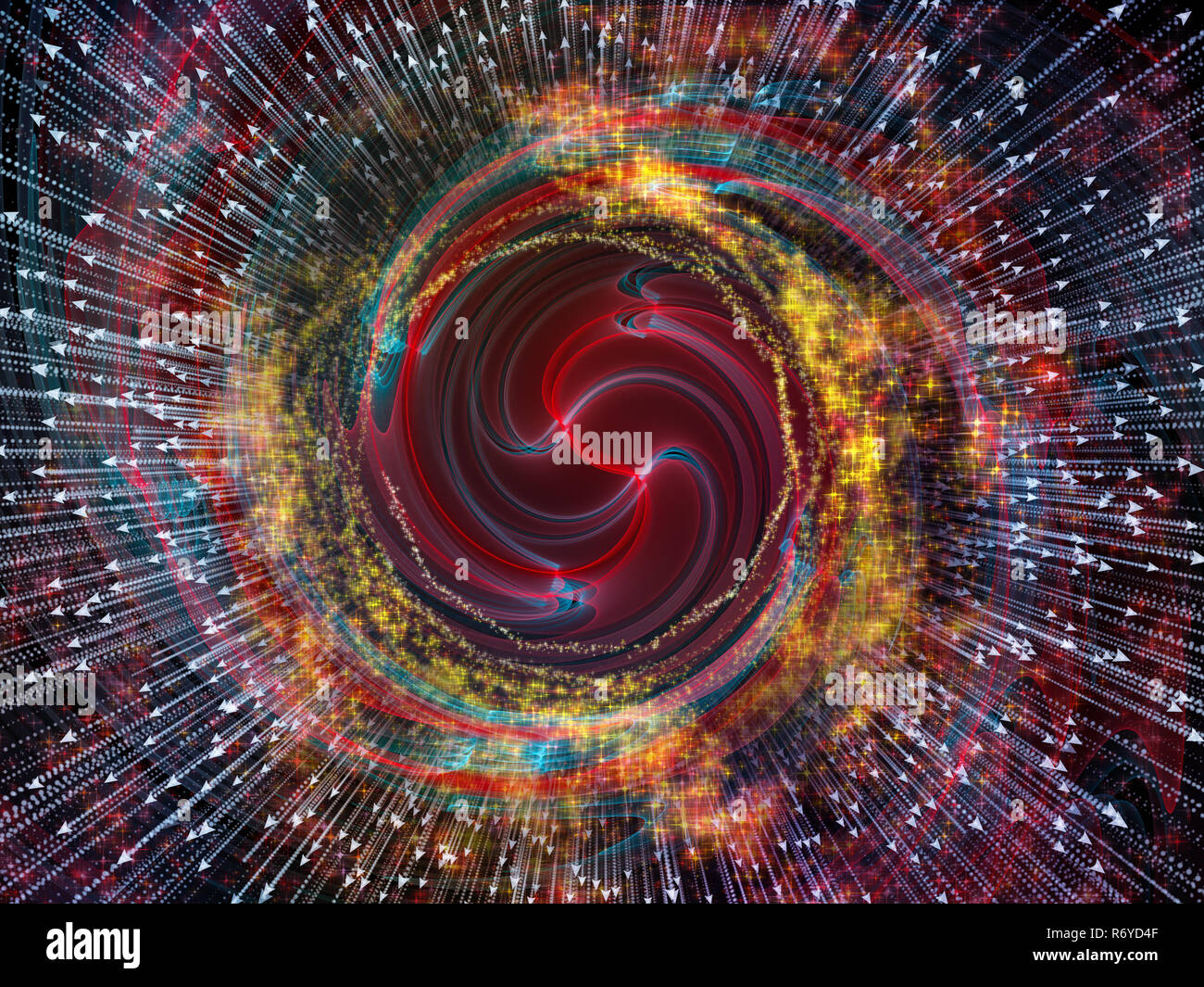 Digital Radial Oscillation Stock Photo - Alamy