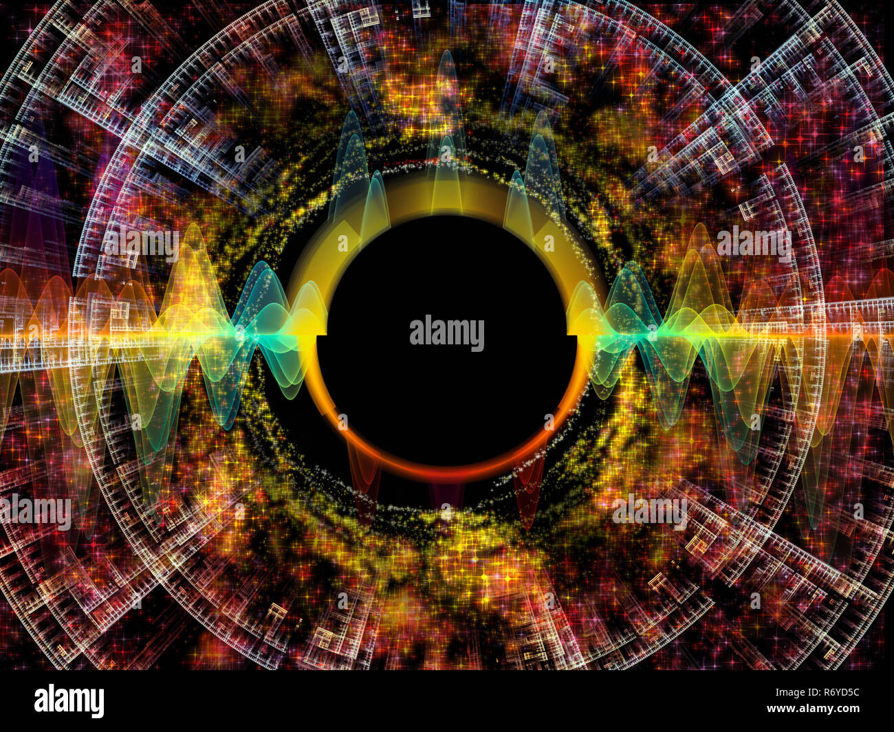 Visualization of Radial Oscillation Stock Photo - Alamy