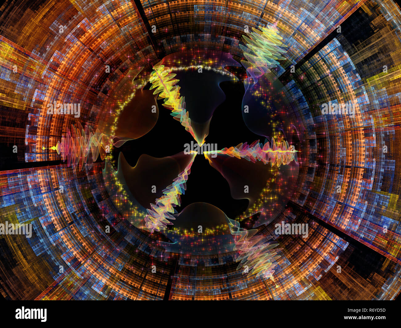 Visualization of Radial Oscillation Stock Photo - Alamy