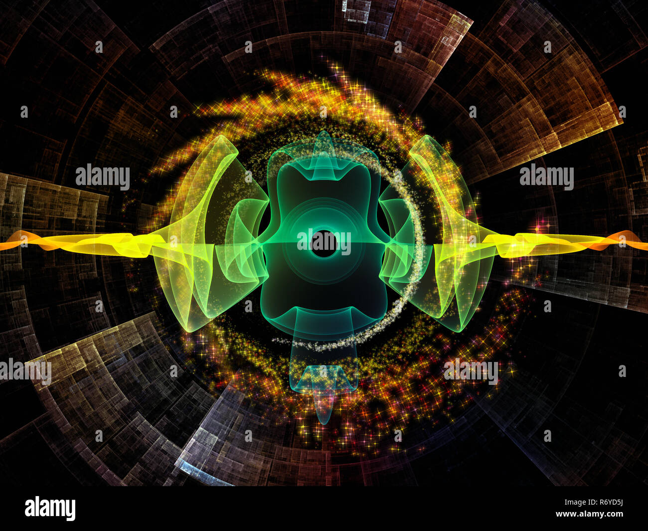 Vision of Radial Oscillation Stock Photo - Alamy