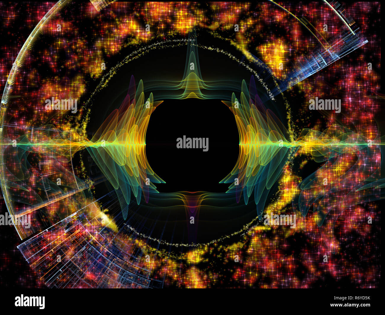 Vision of Radial Oscillation Stock Photo - Alamy