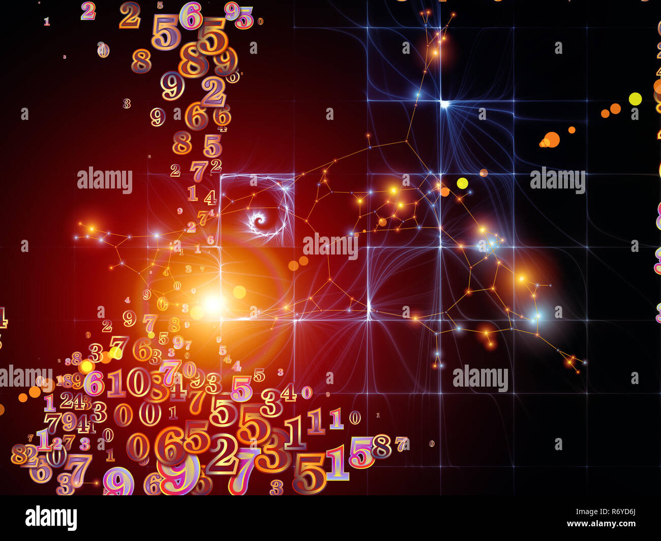 Elements of Digital Information Stock Photo - Alamy