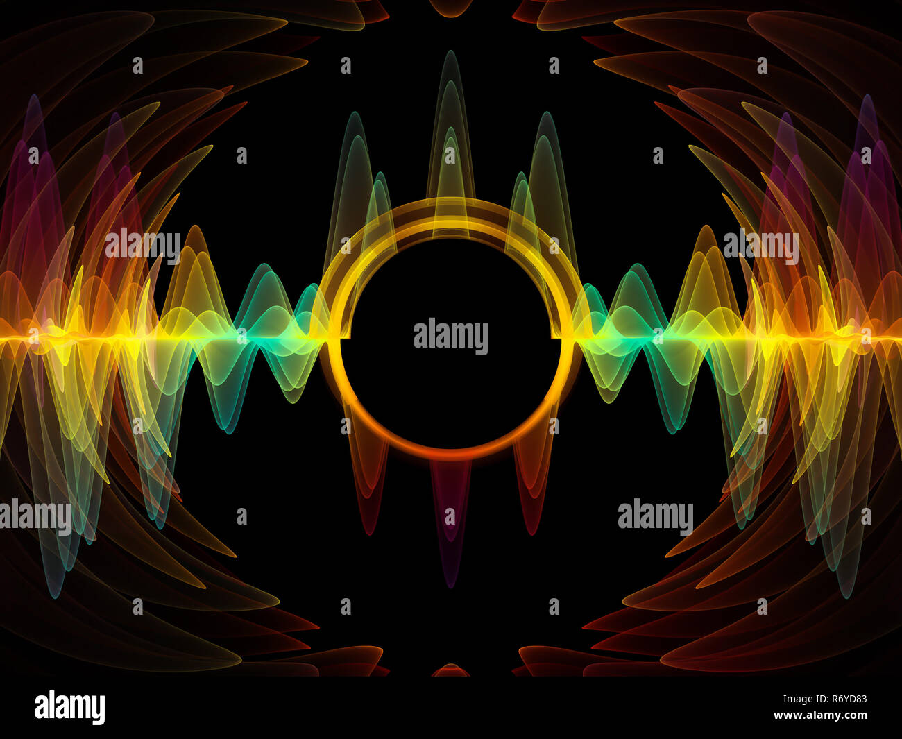 Stream of Radial Oscillation Stock Photo - Alamy