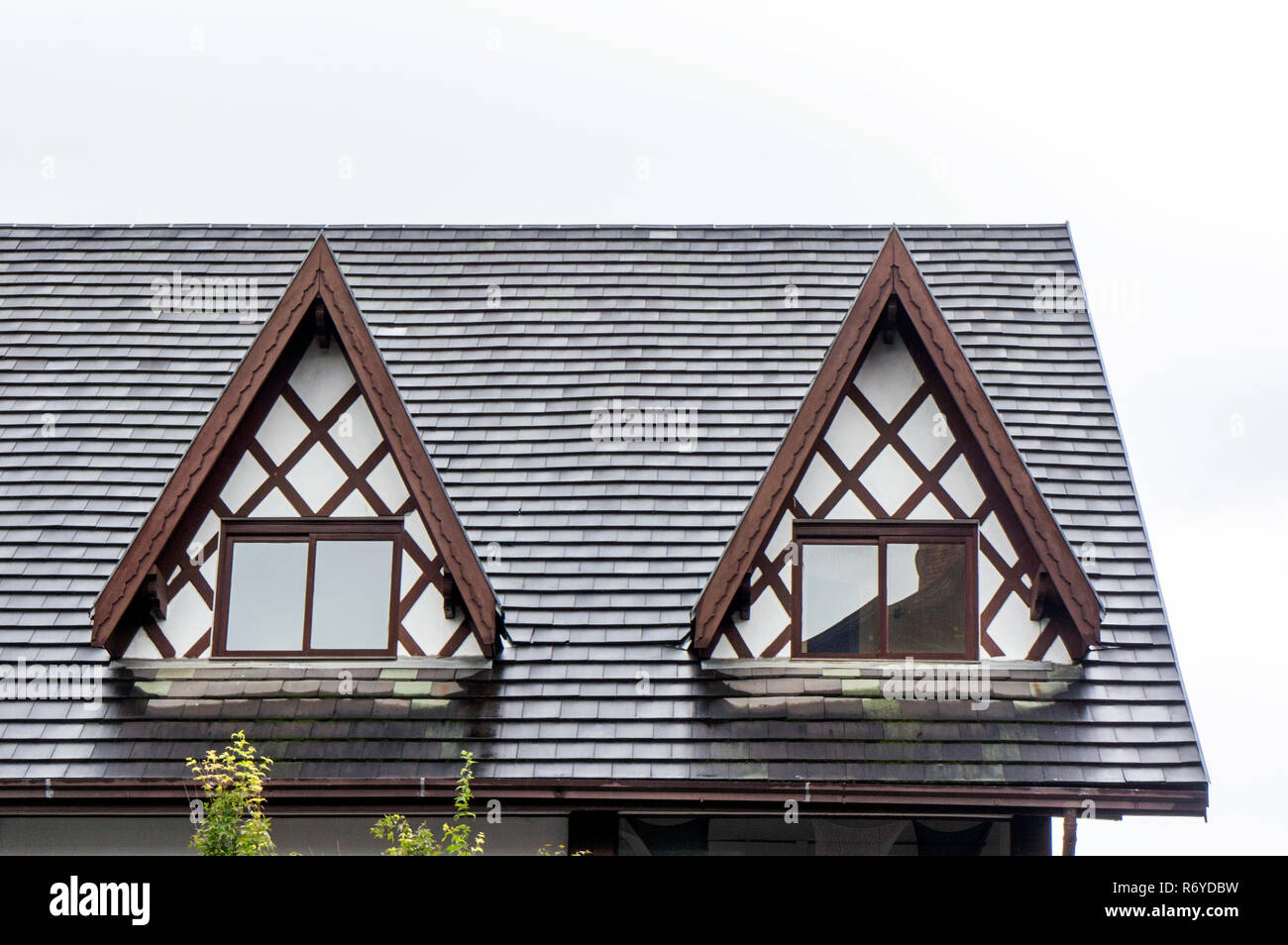 colonial swiss architecture building day city campos do jordao Brazil ...