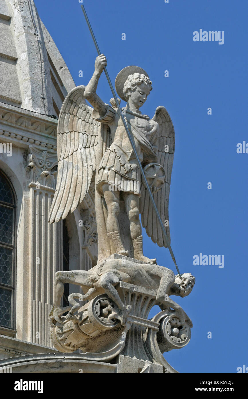 Saint Michael, St. James Cathedral, Sibenik Stock Photo - Alamy