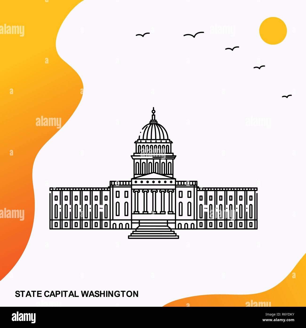 Washington Dc Monuments Stock Vector Images - Alamy