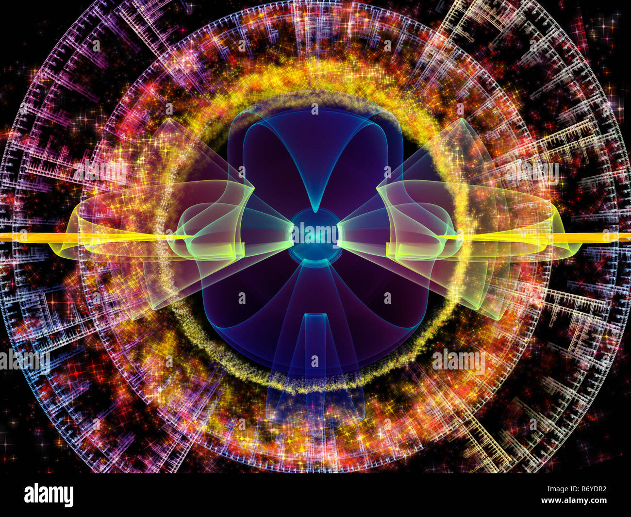 Propagation of Radial Oscillation Stock Photo - Alamy