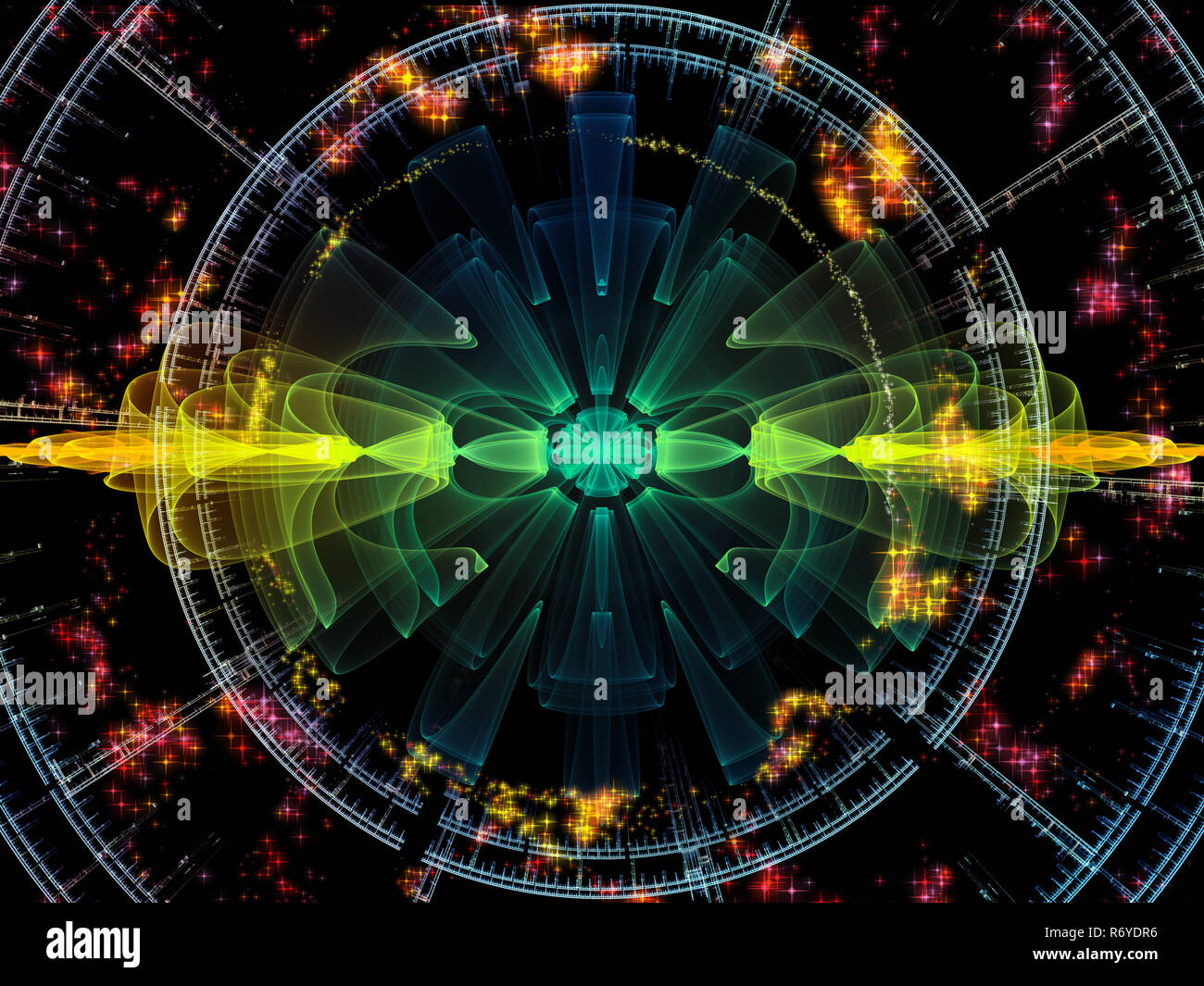 Propagation of Radial Oscillation Stock Photo - Alamy