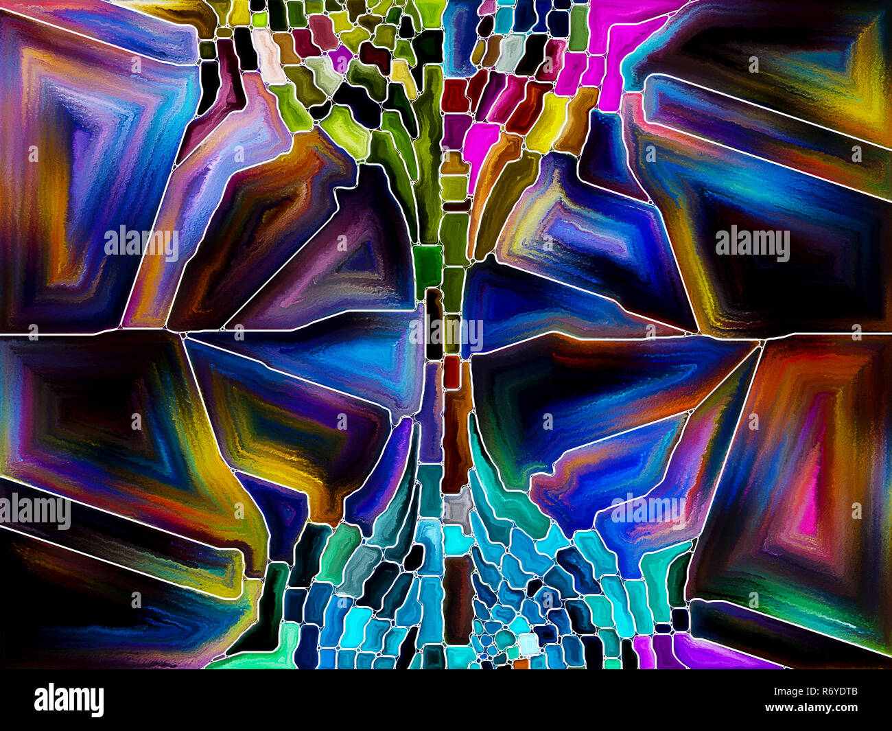 Visualization of Vibrant Division Stock Photo - Alamy