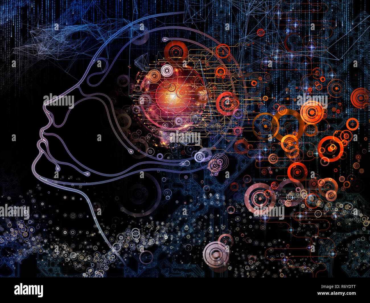 Source of Machine Consciousness Stock Photo - Alamy