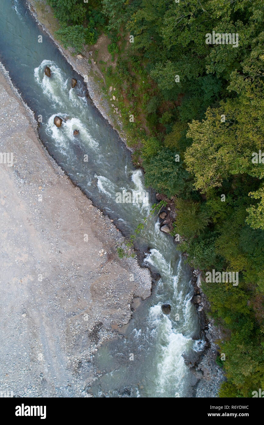 Top aerial view fast mountain hi-res stock photography and images - Alamy