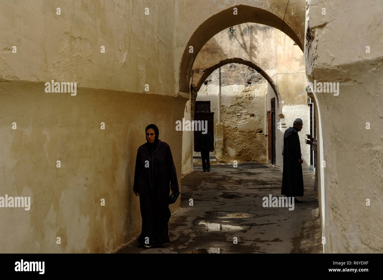 Inside the Kasbah, Meknes Stock Photo - Alamy