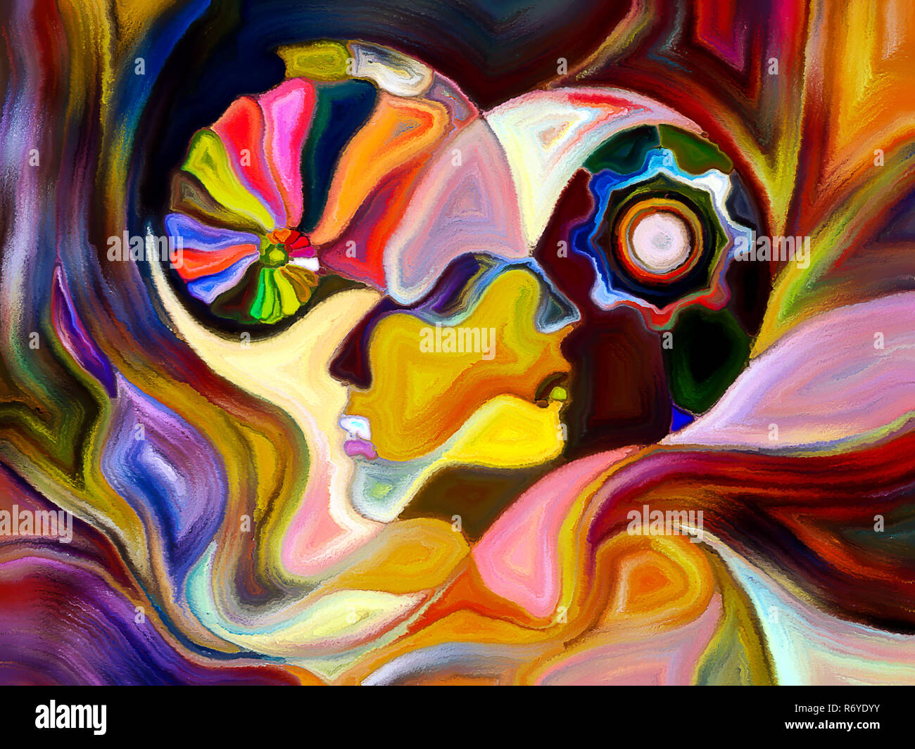 Quickening of Color Division Stock Photo - Alamy