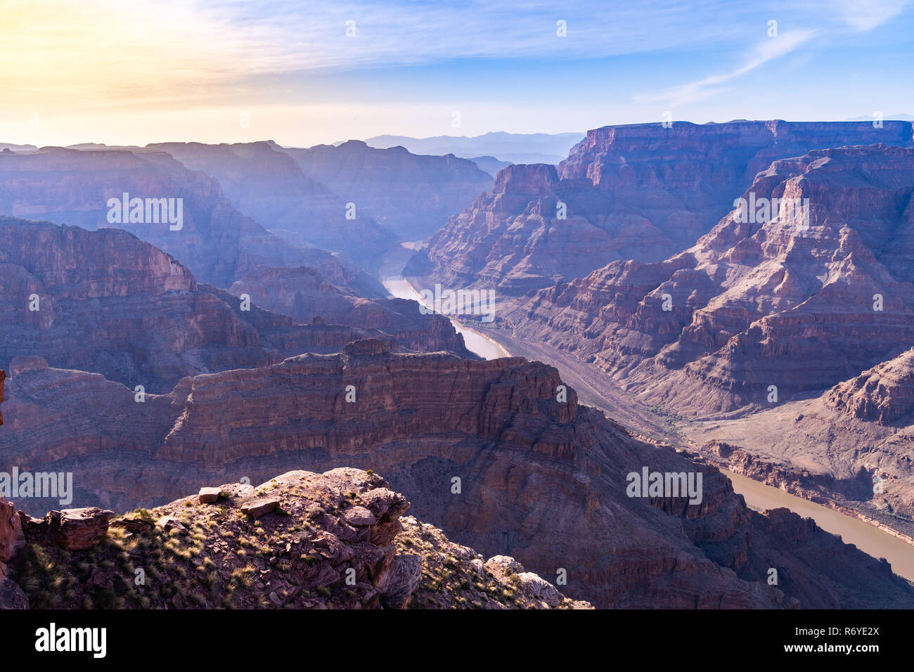 West rim of Grand Canyon Stock Photo - Alamy