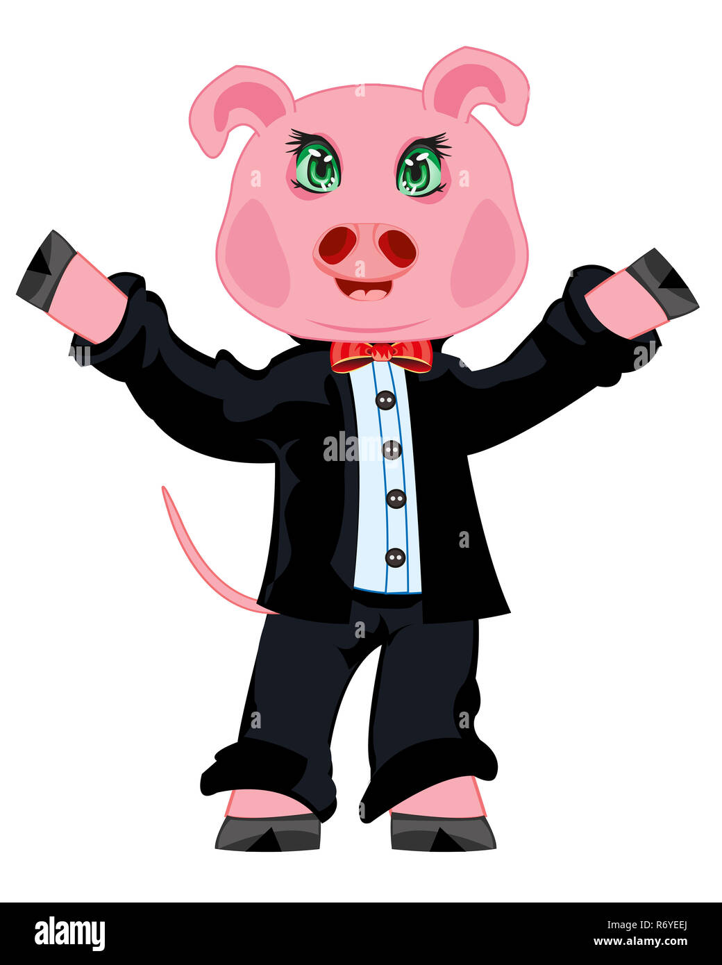 Piglet illustration hi-res stock photography and images - Alamy