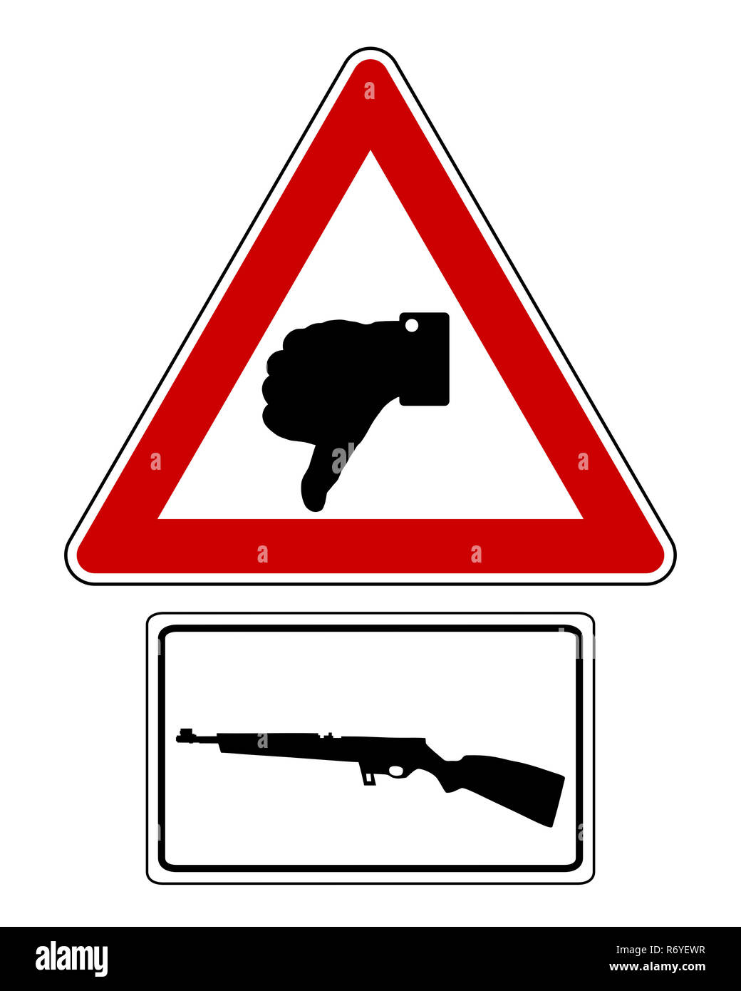 Black rifle graphic hi-res stock photography and images - Alamy