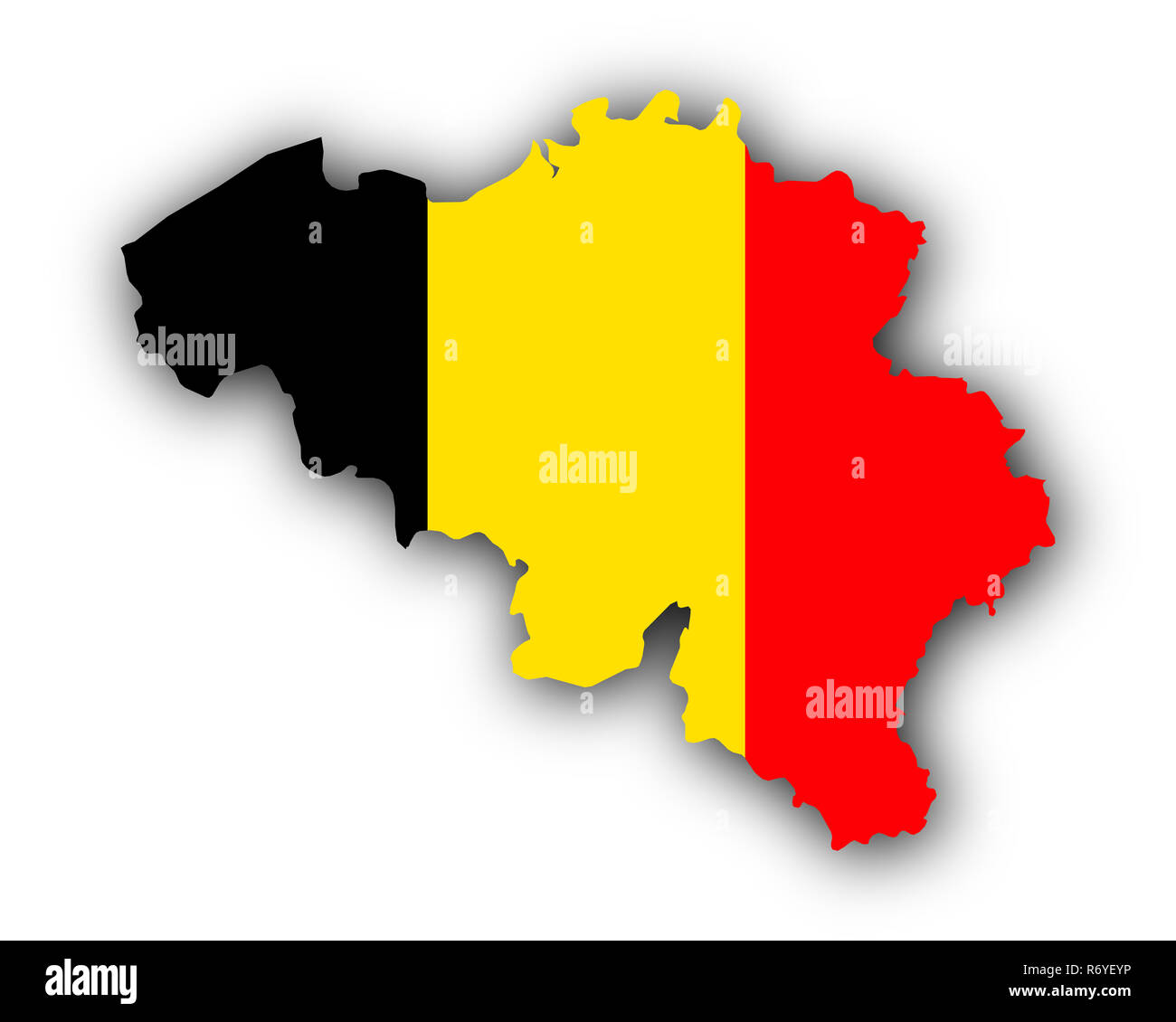 Belgium shape hi-res stock photography and images - Alamy