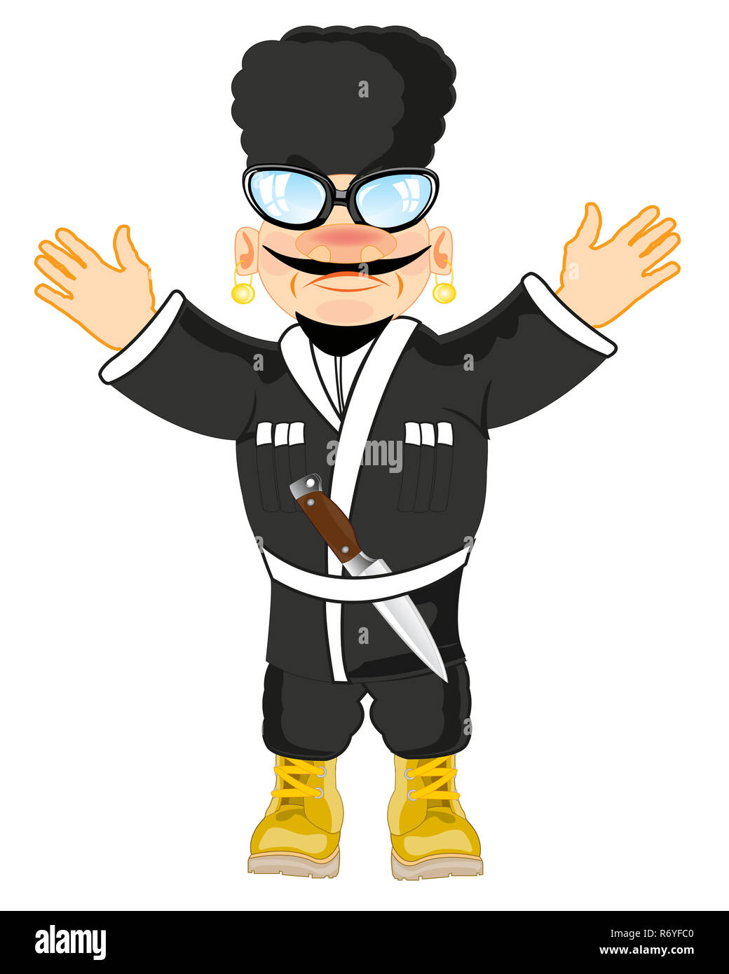 Highlander cartoon hi-res stock photography and images - Alamy