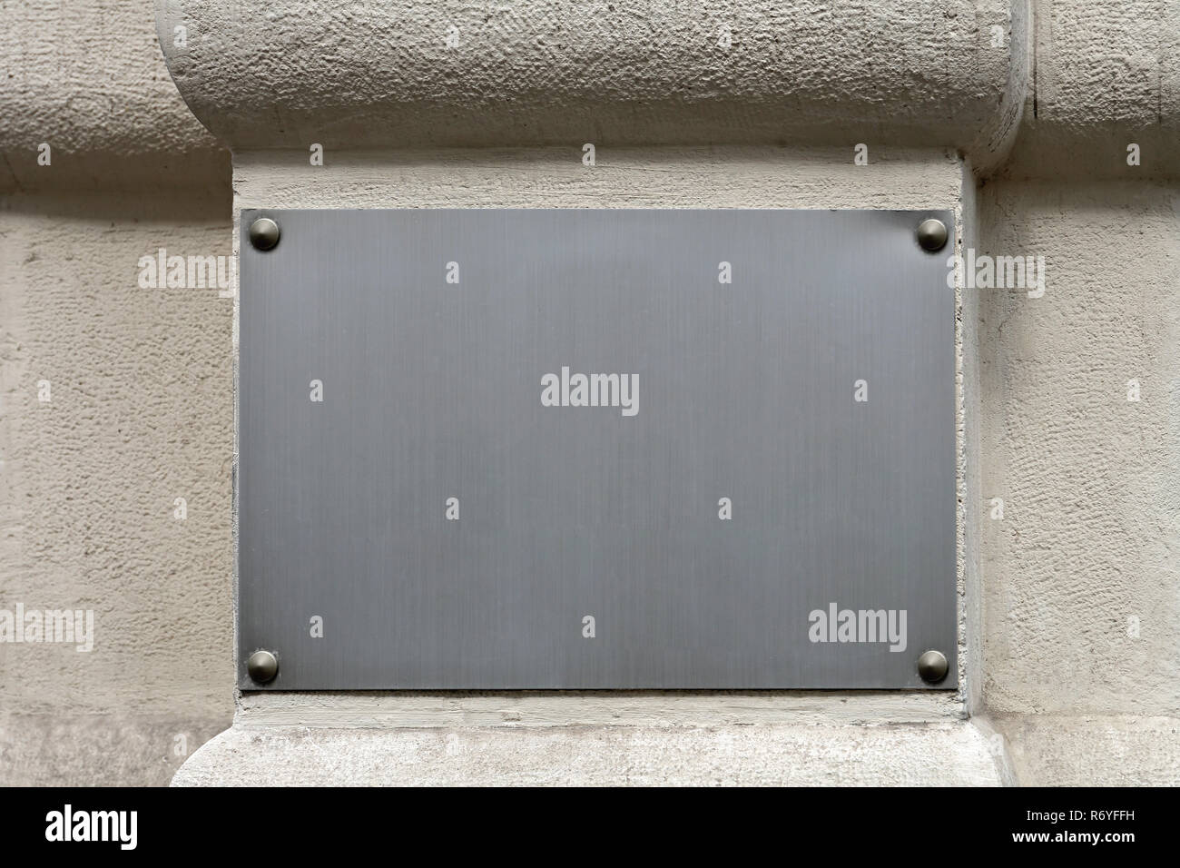 Silver plaque hi-res stock photography and images - Alamy