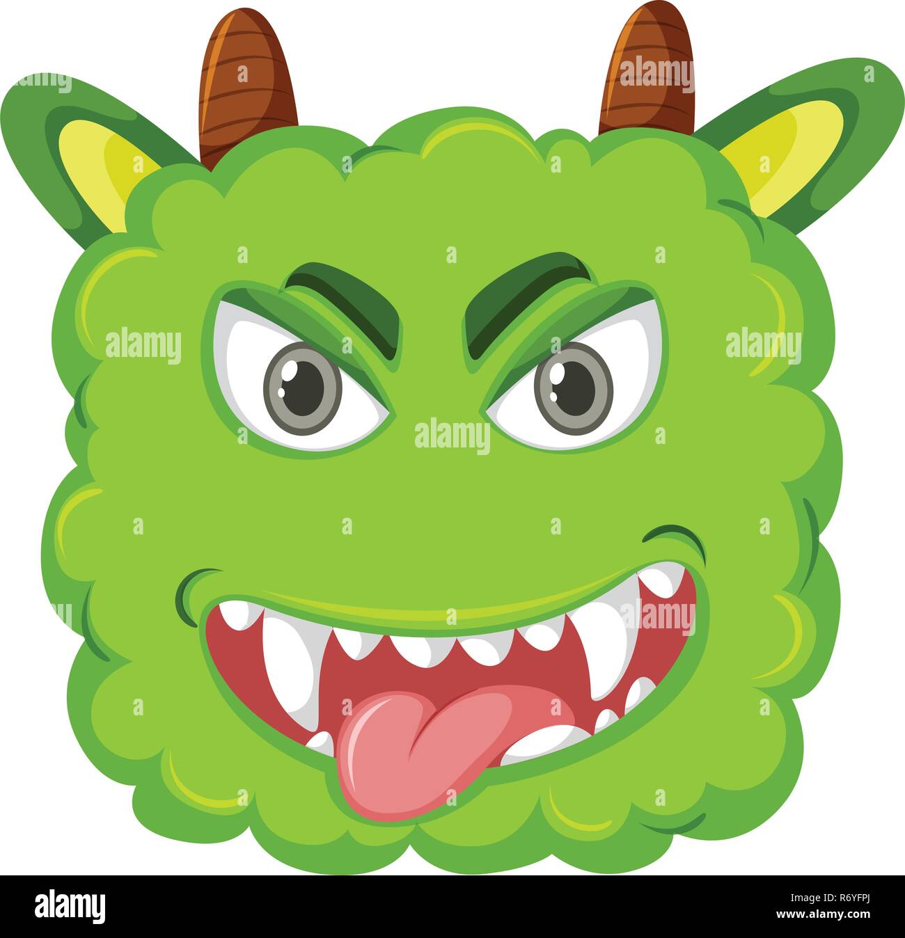 The monster head Stock Vector Images - Alamy