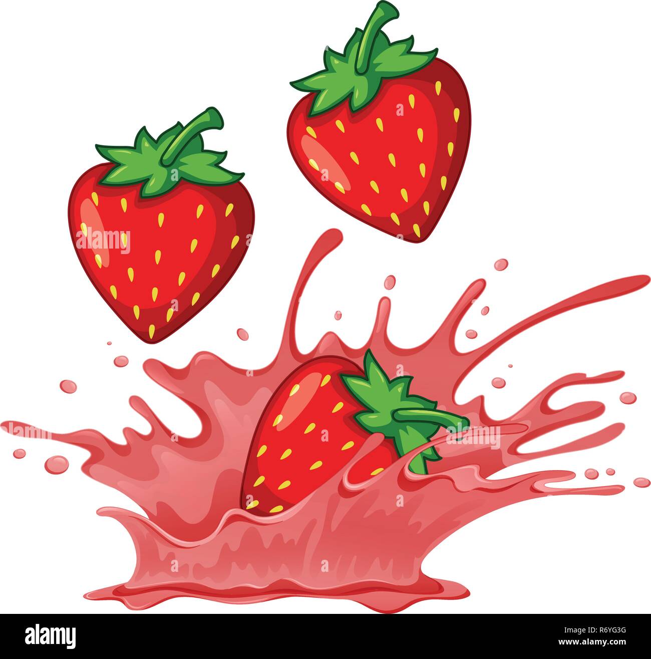 Red splash clipart Stock Vector Images - Alamy